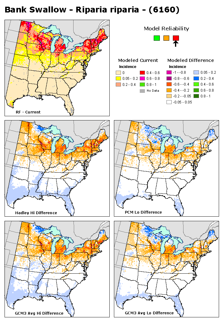 Summary Maps of Modelled Scenarios
