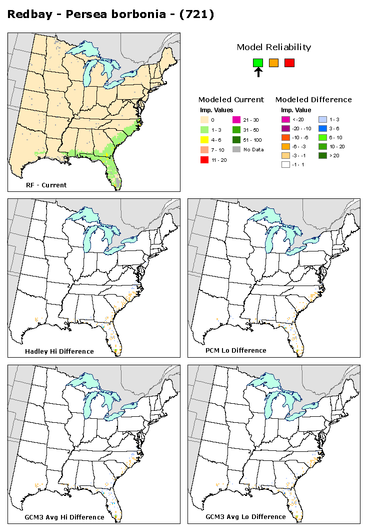 Summary Maps of Modelled Scenarios